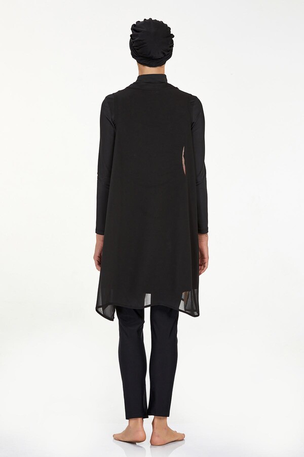 Stretch Fully Covered Swimwear Blas 4562 Black