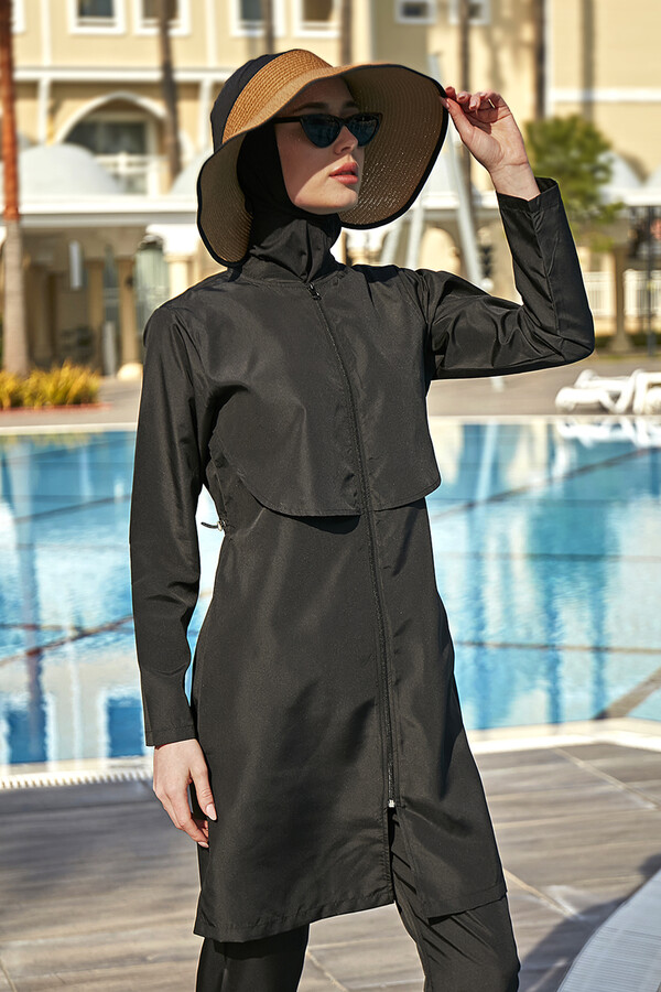 Single Piece Modest Swimsuit